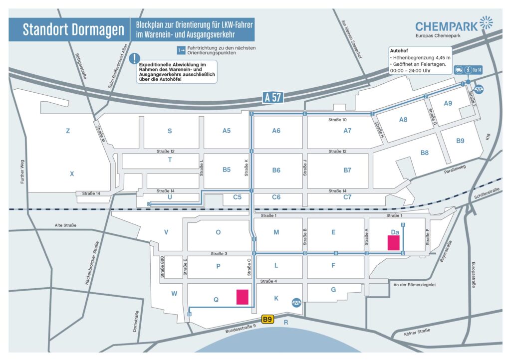 CHEMPARK: Anfahrt & Toröffnungszeiten