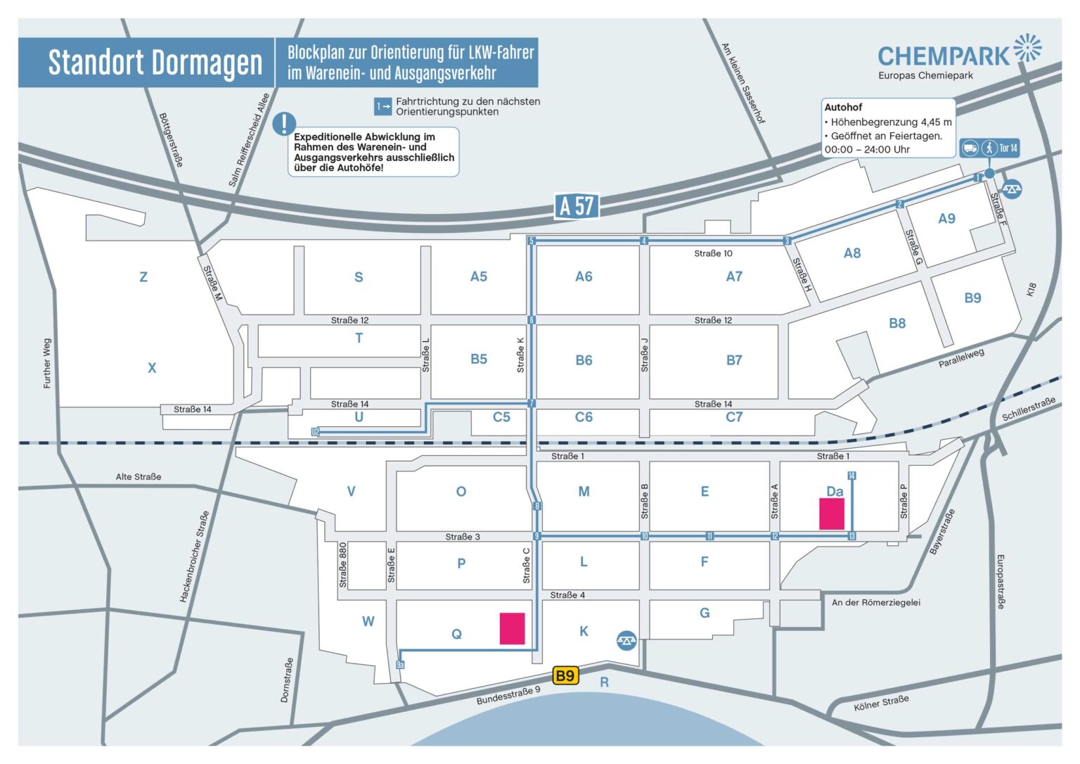 CHEMPARK: Öffentliche Dokumente
