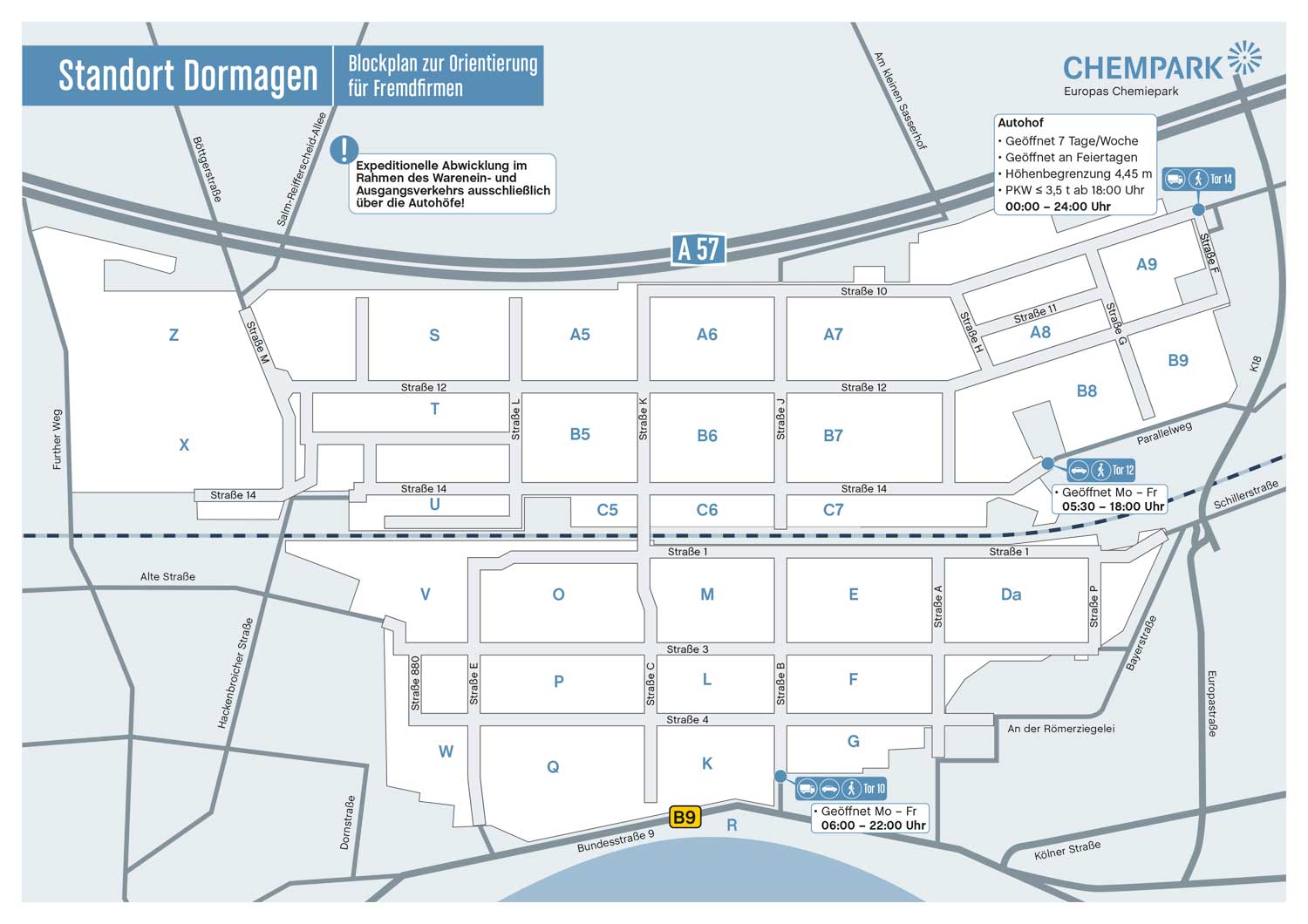 CHEMPARK: Öffentliche Dokumente