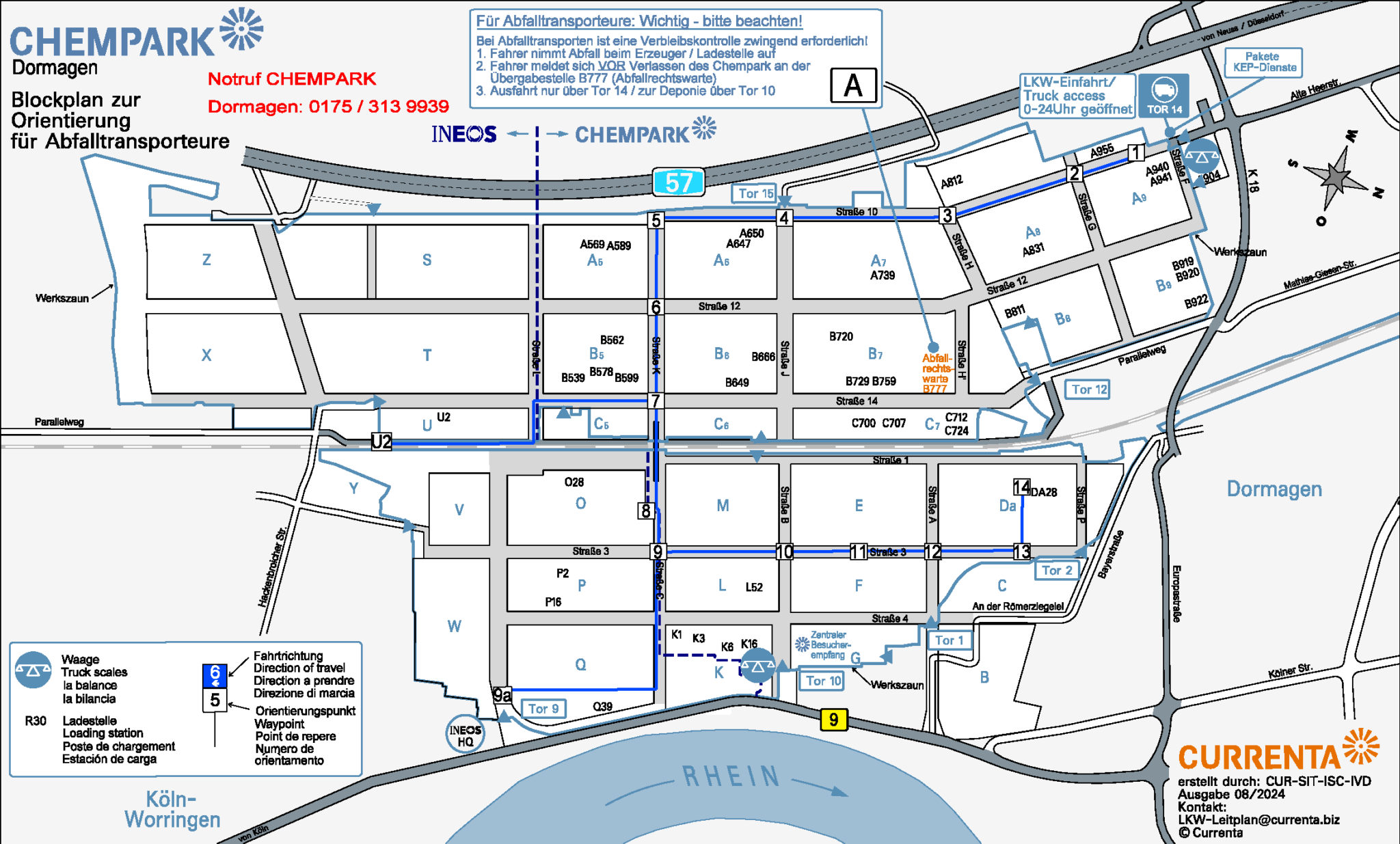 CHEMPARK: Anfahrt & Toröffnungszeiten
