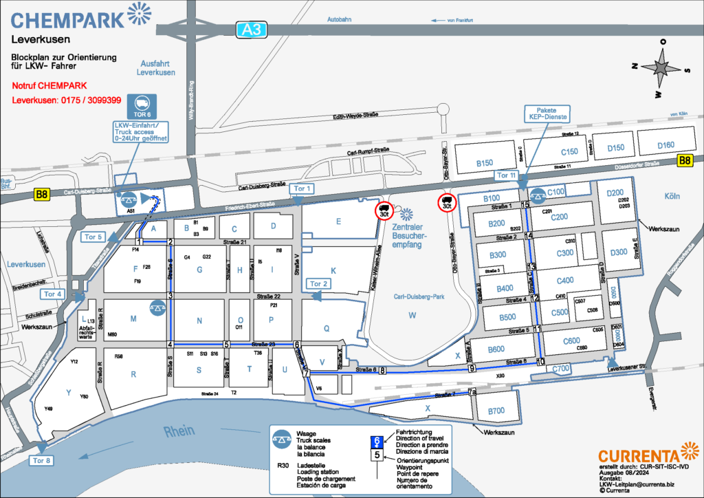 CHEMPARK: Directions & Gate Opening Hours