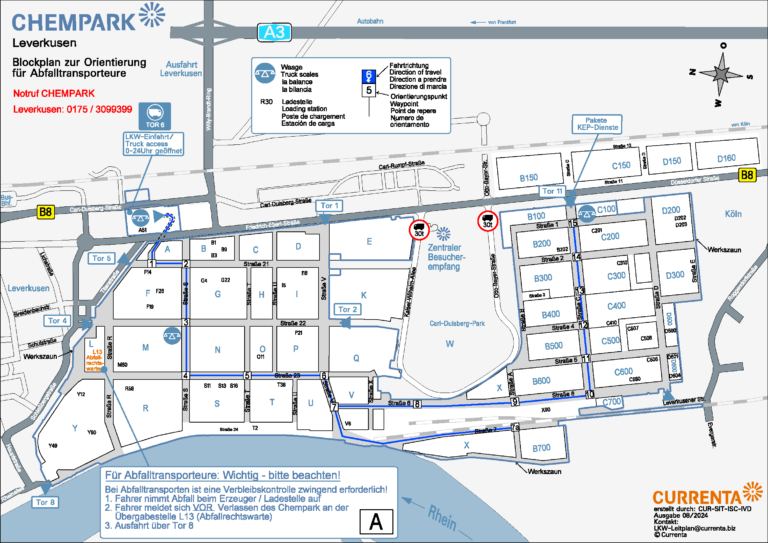 CHEMPARK: Directions & Gate Opening Hours